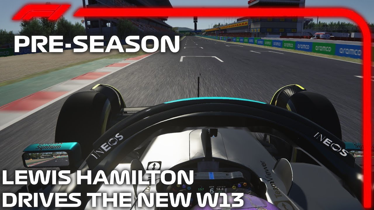 Pre-Season Testing 2022 - Lewis Hamilton Drive's The NEW Mercedes W13 ...