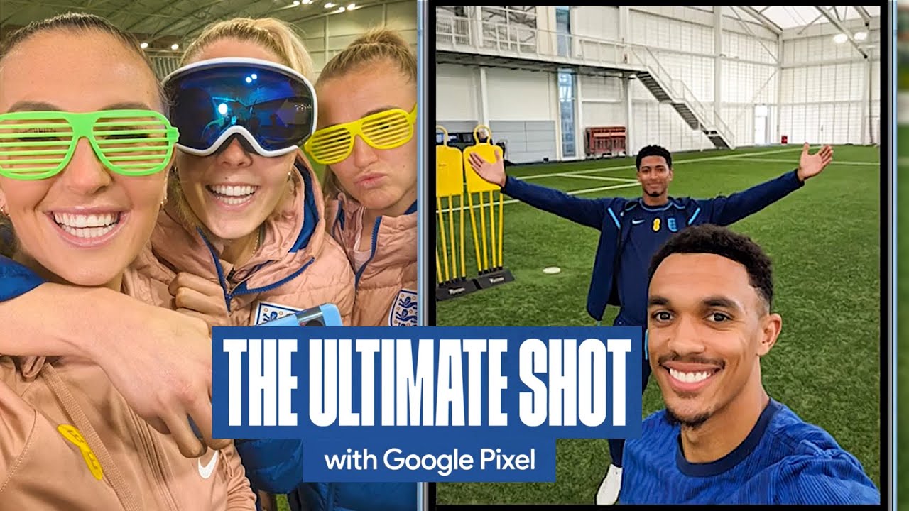 England Players Take On The Google Pixel Ultimate Shot Challenge! #TeamPixel - YouTube