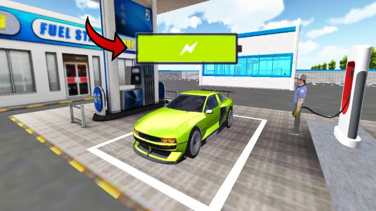 3D Driving Class Game | New Hyundai N Vision 74 Car | Gas station Car ...
