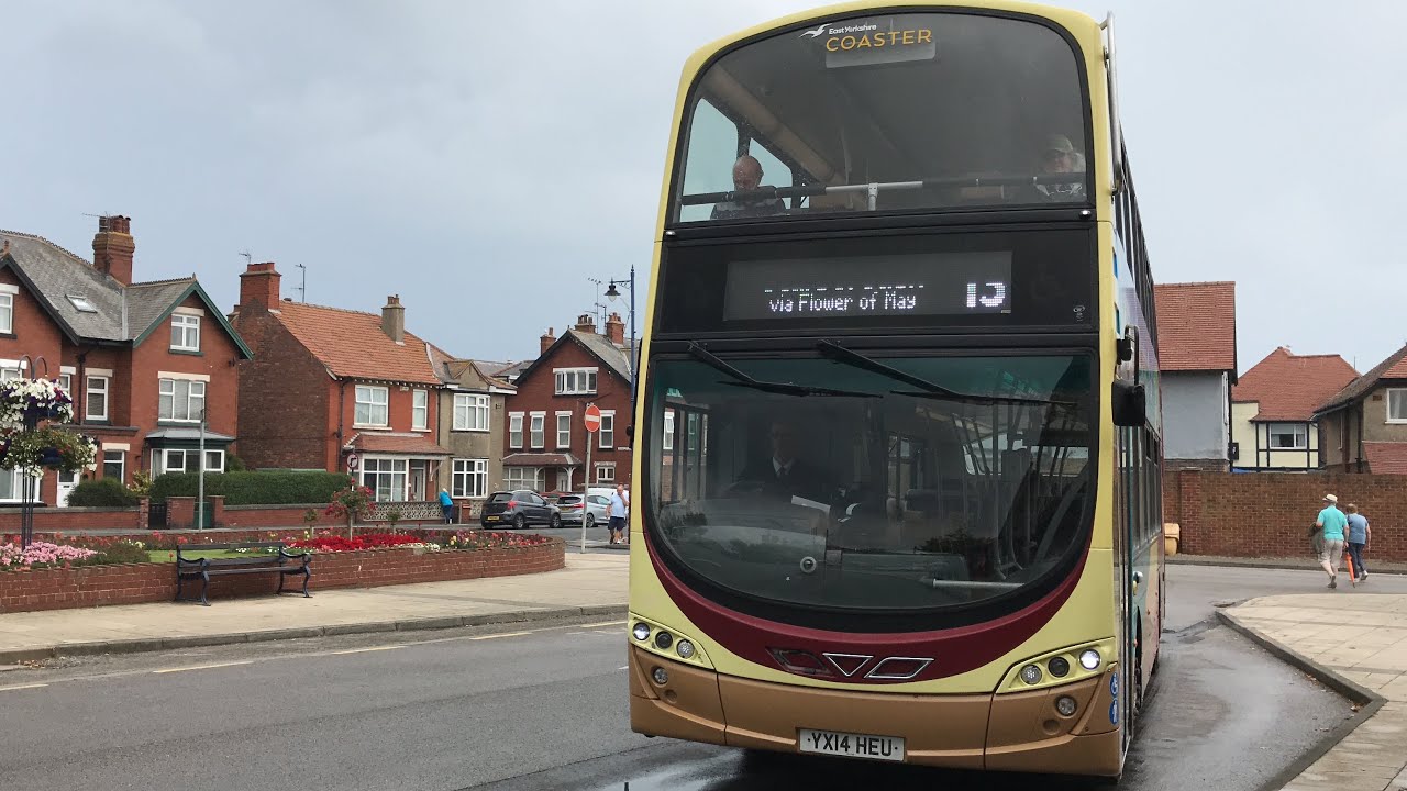 Go Ahead East Yorkshire 781 Volvo Wright Gemini arriving Filey bus ...