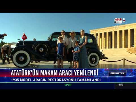 Atatürk'ün makam aracı yenilendi