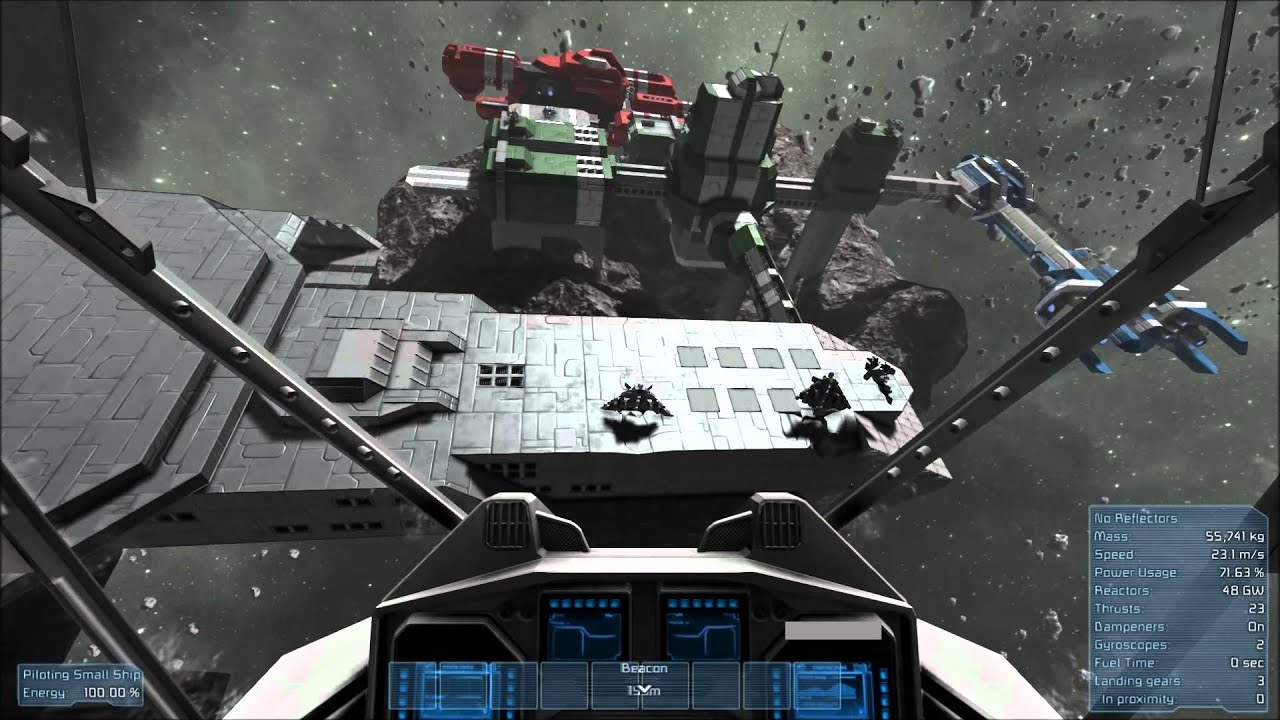 Space Engineers Stargate sg1 daedalus assaulted by clones! - YouTube