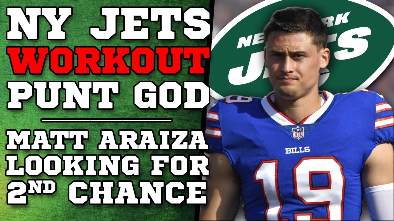 NY Jets WORKOUT Punt God Matt Araiza - YouTube