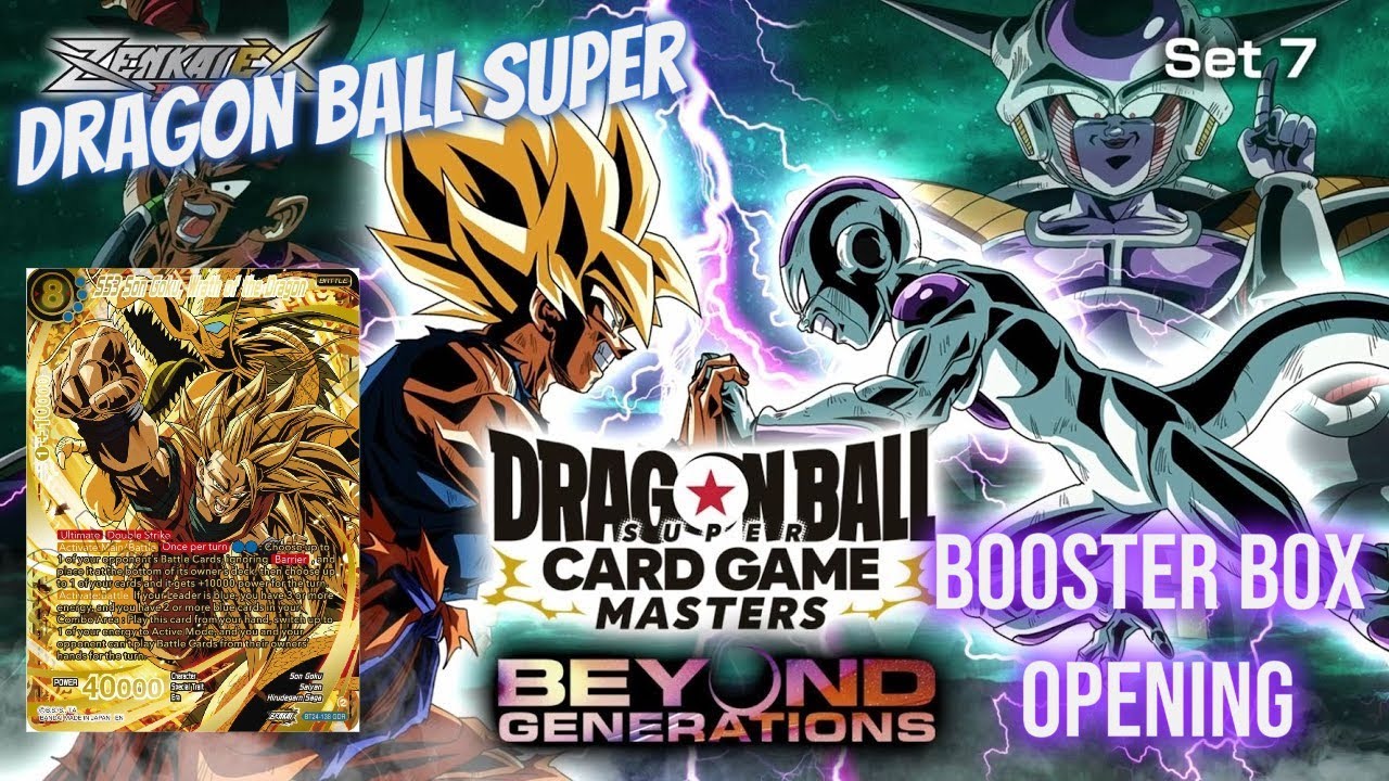 Beyond Generations Booster Box Opening - Dragon Ball Super Card Game ...