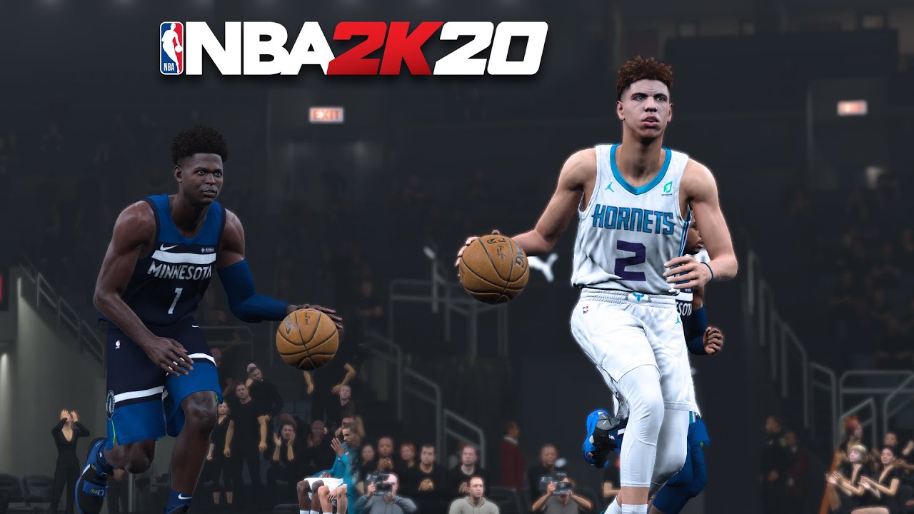NBA 2K20 PC Mod Anthony Edwards vs LaMelo Ball (First look in action ...