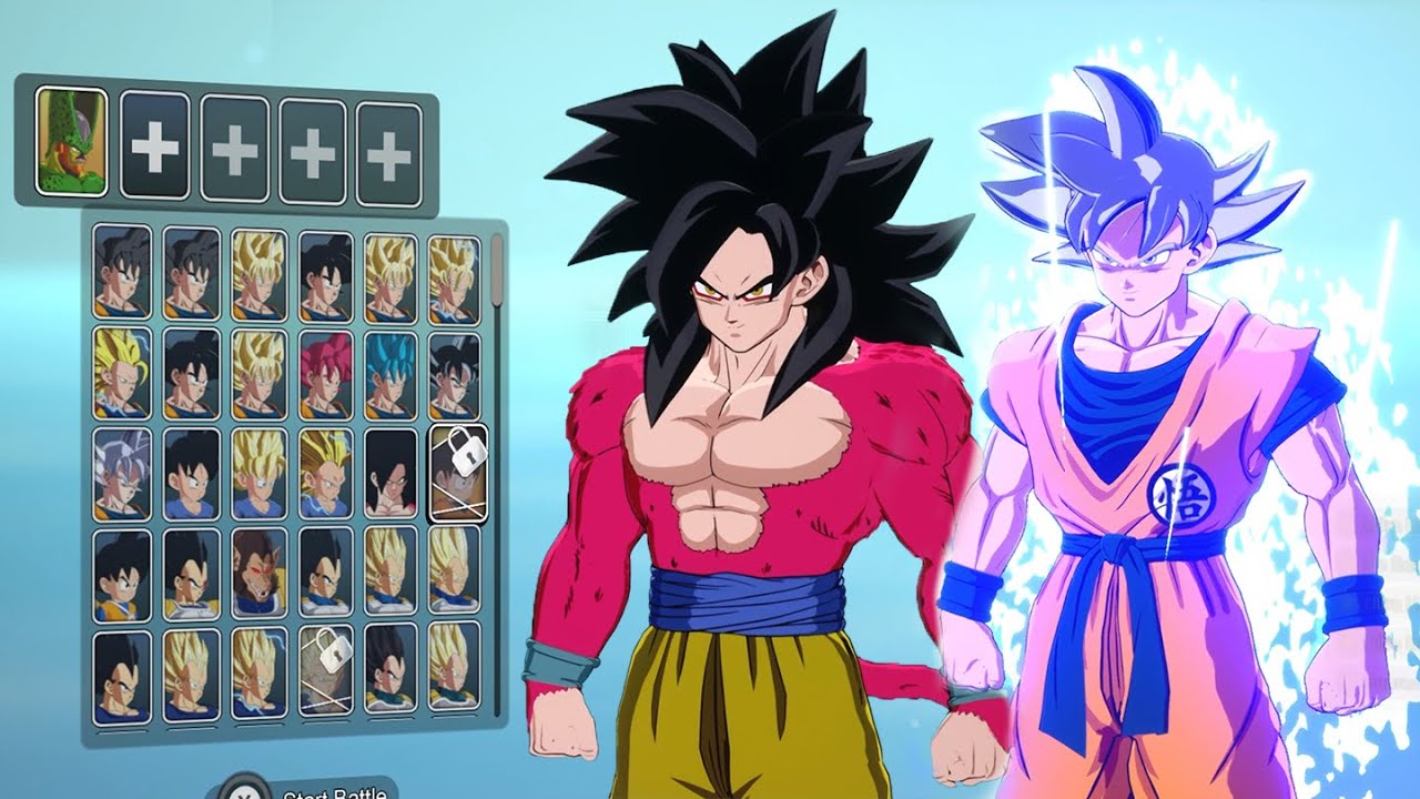 DRAGON BALL: Sparking! ZERO - All Characters, Transformations & Stages ...