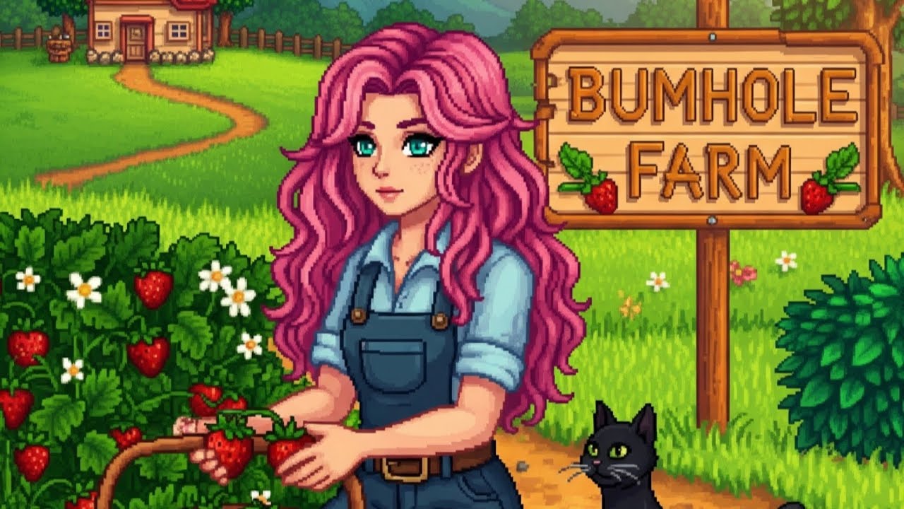 Stardew Valley - Last week of spring at Bumhole yr 1 (ep4) - YouTube