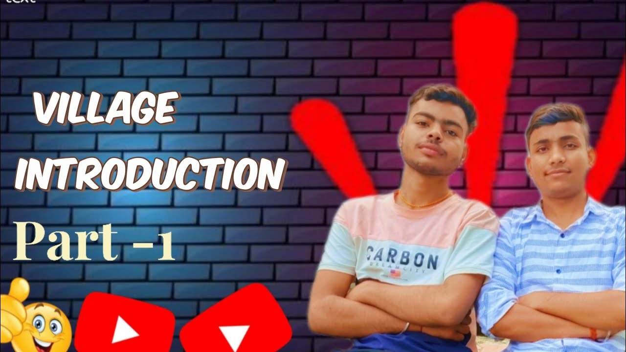 village Introduction With Shivank ‼️ Bhikhampur ‼️ - YouTube