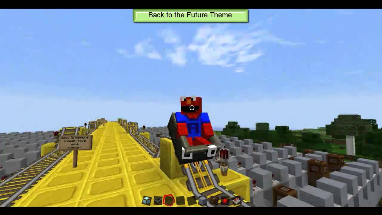 Back to the Future Theme Song Minecraft Note Block - YouTube