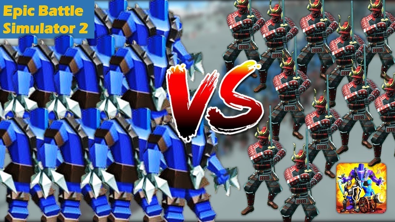Epic Battle Simulator 2 | 120 GIANTS VS 60 SAMURAIS! - YouTube
