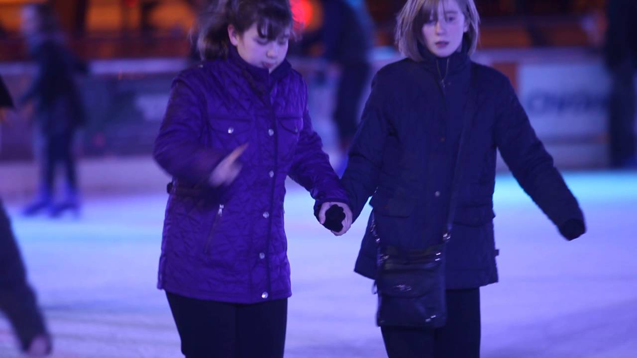 Times Square Ice Rink - YouTube