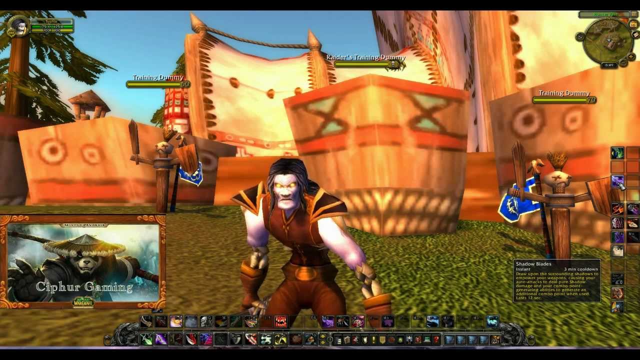 New lvl 87 Rogue Ability: Shadow Blades - YouTube