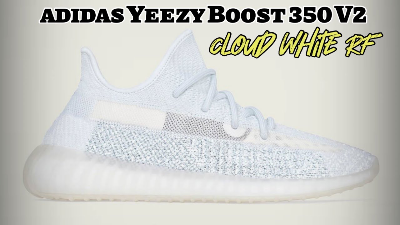 CLOUD WHITE REFLECTIVE adidas Yeezy Boost 350 V2 DETAILED LOOK and ...