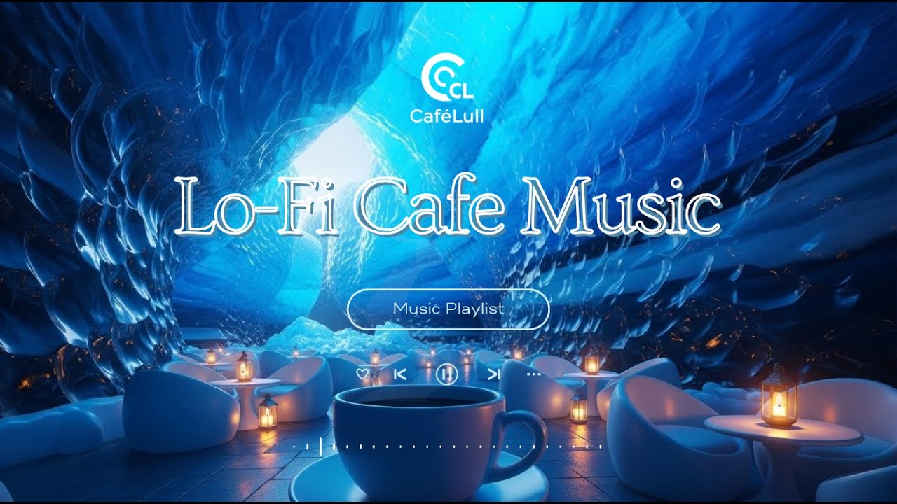 Blue Ice Dream Cafe Iceland | Lofi Cafe Music Inside a Surreal Ice Cave ...