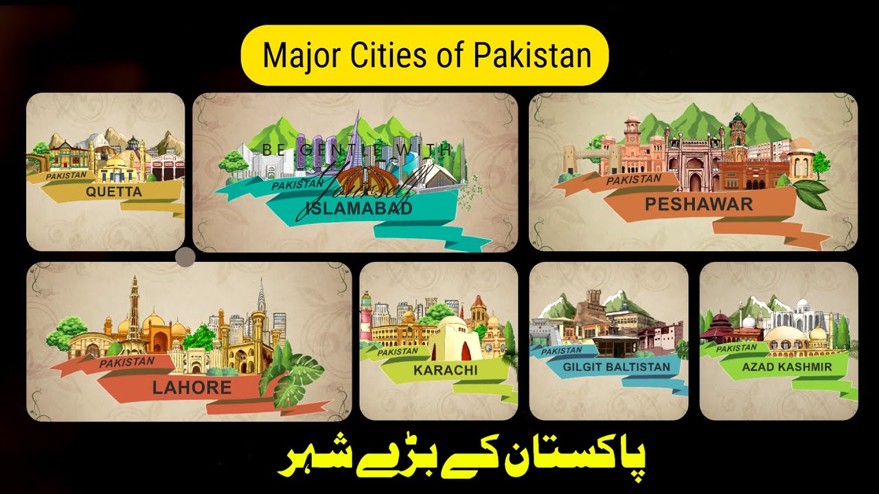 Major Cities of Pakistan #pakistan big cities #top biggest cities in ...