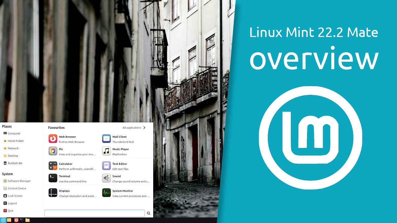 Linux Mint 22.2 “Zara” Mate overview | Classic, traditional - YouTube