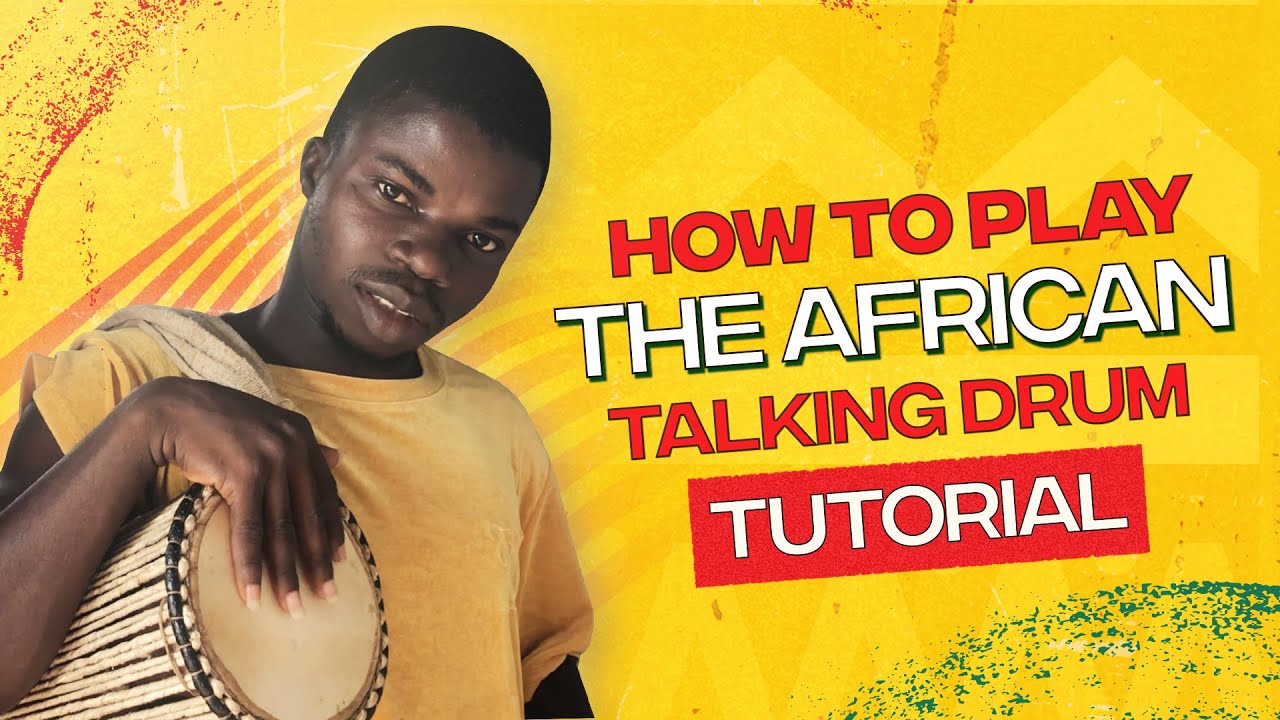 How to play the African Talking Drum (Tutorial) - YouTube