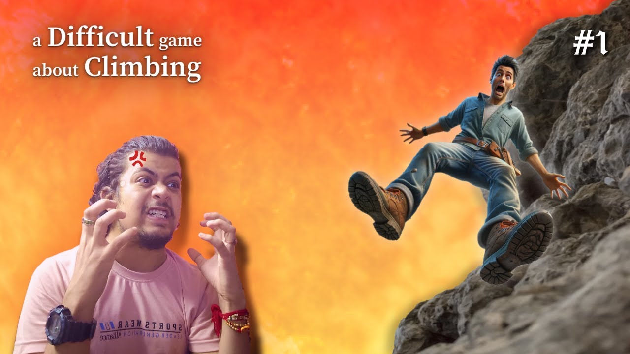I made some progress BUT... 🥲🥲 | A Difficult Game About Climbing 😡😡 #1 ...