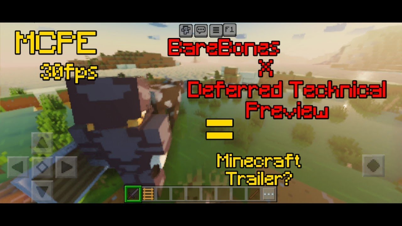 Pushing MCPE To It's Limit | Deferred Technical Preview X BareBones ...