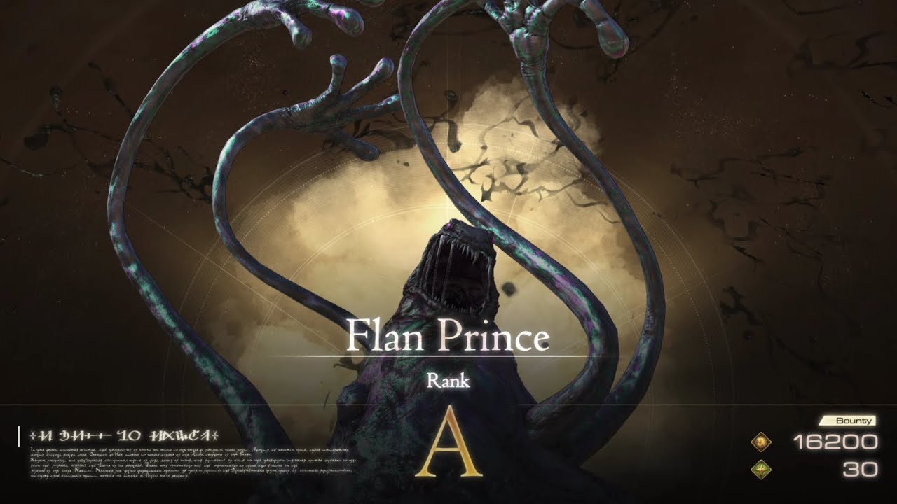Flan Prince Rank A Monster Hunt - Final Fantasy XVI (Action Focused ...