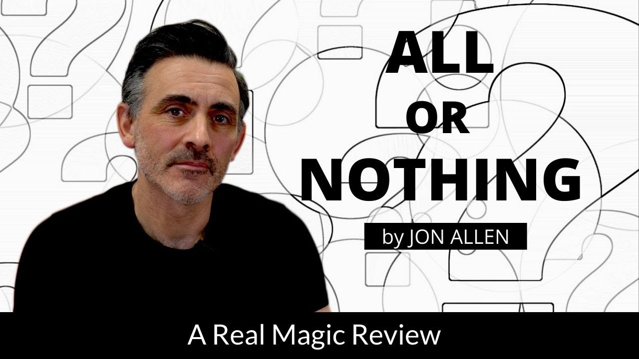 All or Nothing by Jon Allen - YouTube