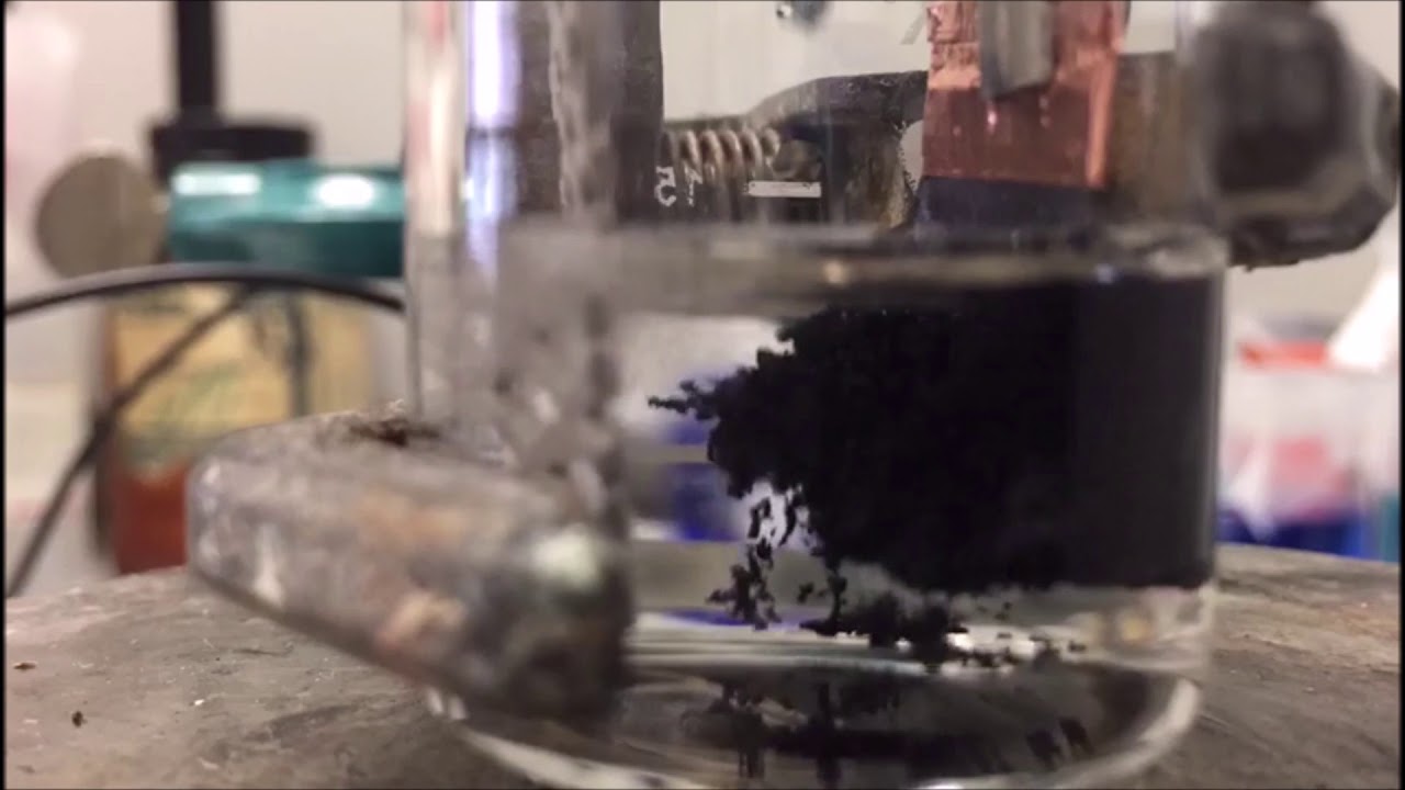 Graphite exfoliation time lapse | SEE lab - YouTube