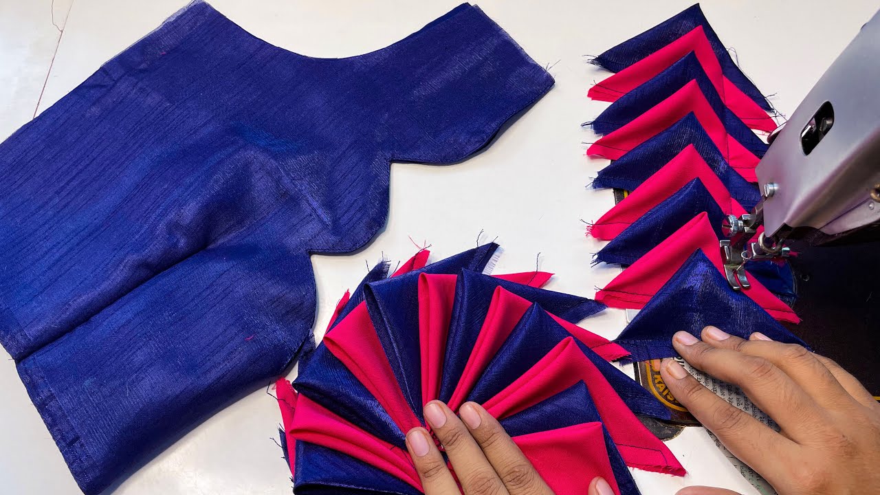 new easy simple designer blouse cutting and stitching || blouse design ...