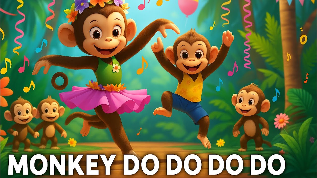 Monkey Do Do Do@TotoTuness| Animated Monkey Song | Baby Monkey ...