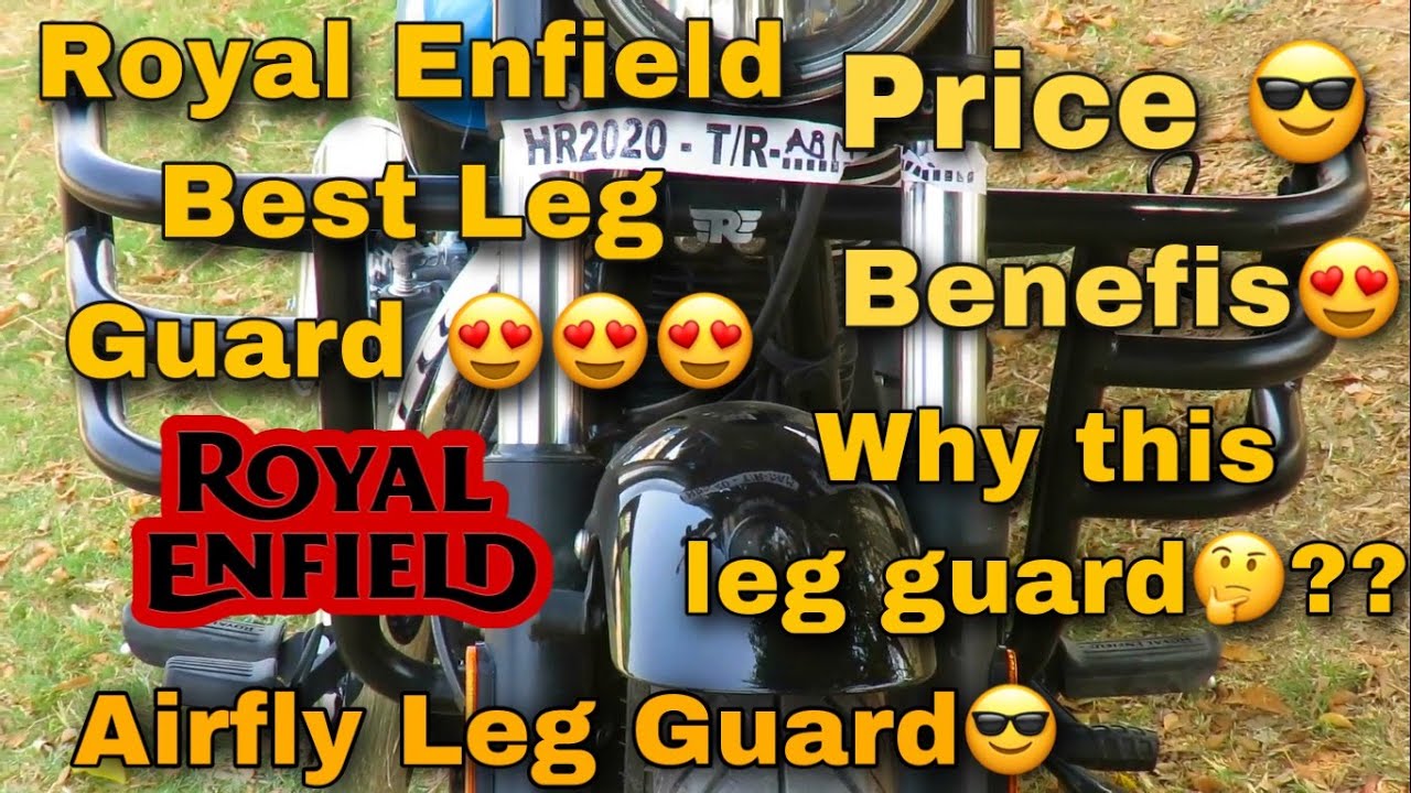 Royal Enfield Meteor 350 Why Airfly Leg Guard ? Advantages & Benefits 😱 ...