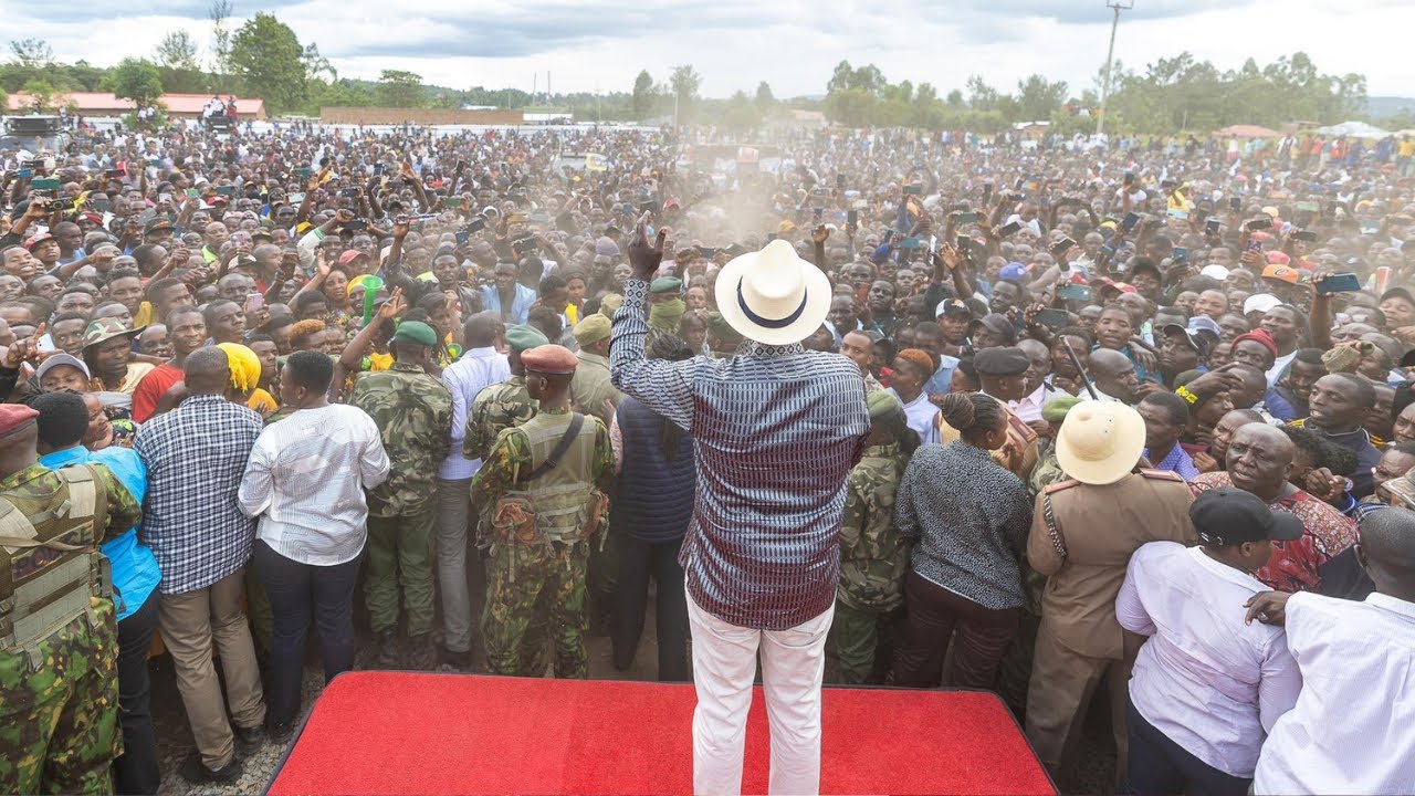 LIVE: President Ruto in Oria Modern Market, Uriri, Migori County. - YouTube