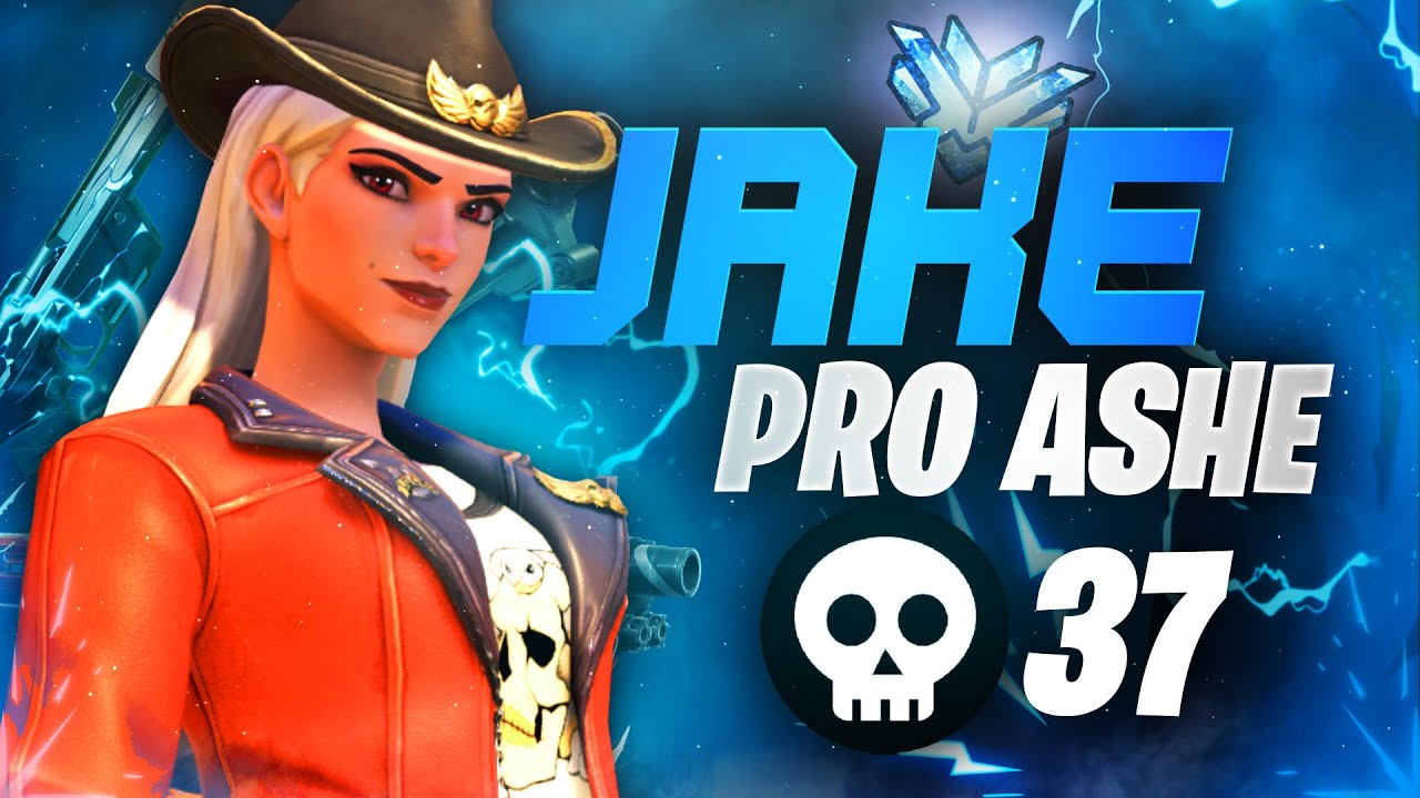 Jake Pro Ashe and McCree gameplay! [ Overwatch Season 28 Top 500 ...