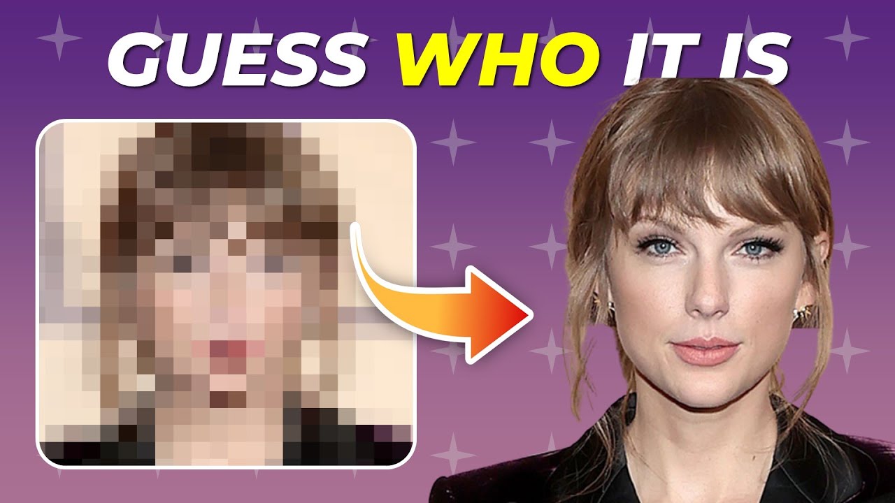Guess the SINGER by PIXELATED PHOTO 📸 | Celebrity Voice Quiz 🎤 - YouTube