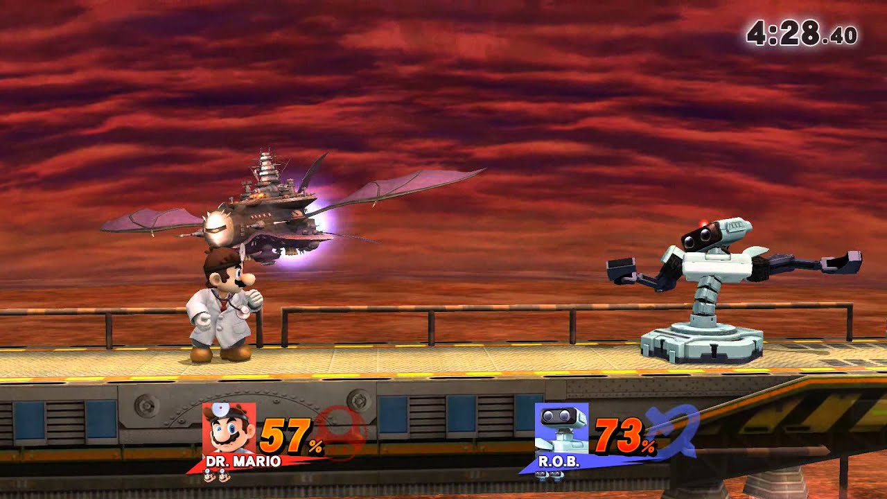 Super Smash Bros. Wii U - Dr.Mario vs Rob - YouTube