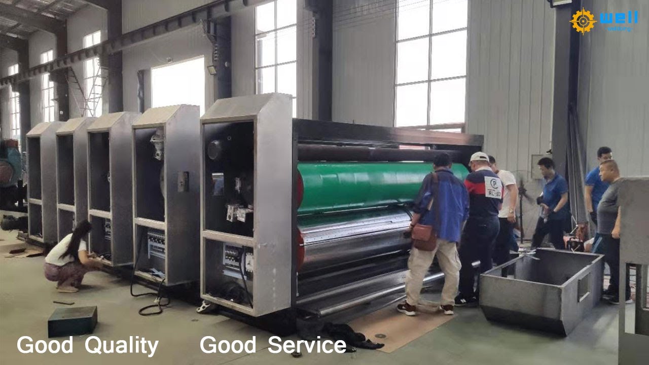 Automatic # corrugated paperboard printer slotter die cutter machinery ...