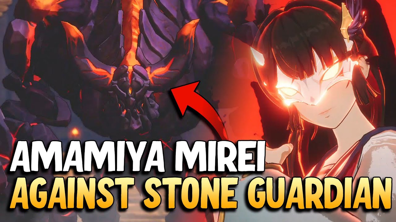 Amamiya Mirei Gameplay on Encore Mission - "Scorching Lava Stone ...