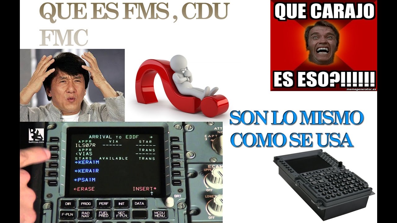 QUE ES EL FMS , FMC , CDU FMS SON LO MISMO ? - YouTube