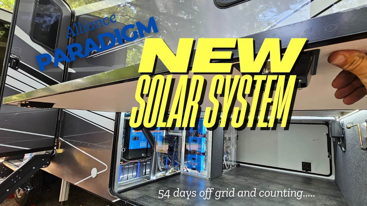 Alliance PARADIGM 340RL EXTREME solar installation - YouTube