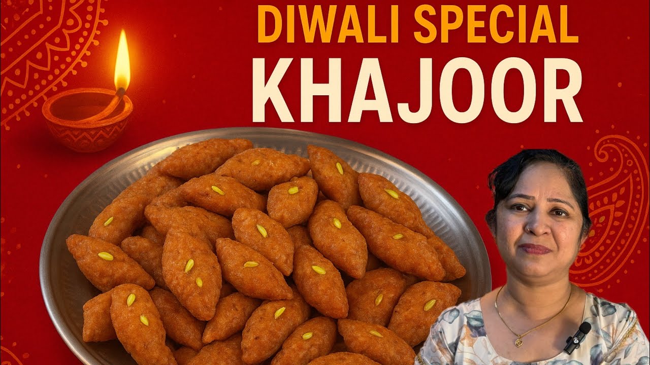 Diwali Special Khajoor Sweet | Crispy & Tasty Traditional Dessert ...
