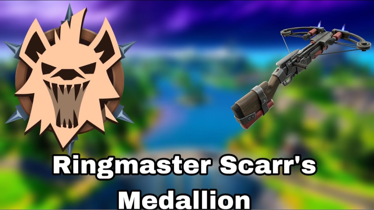 How to make Ringmaster Scarr's Medallion in Fortnite Creative - YouTube