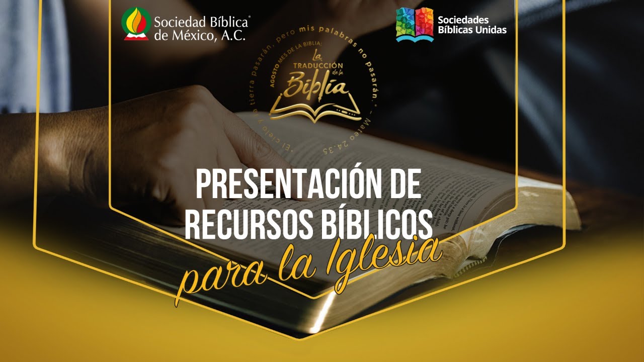 Presentación de recursos bíblicos para la iglesia - YouTube