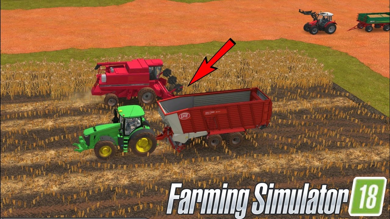 Harvesting wheat & selling ll farming simulator gameplay ll - YouTube