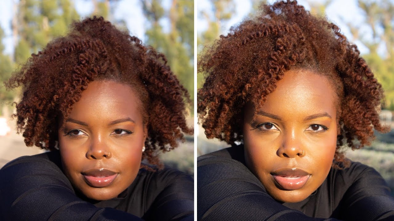 Easy Defined Braid Out | 4c Natural Hairstyles - YouTube