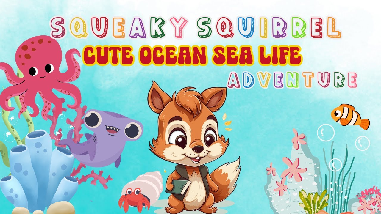 Kids Learning Video of Cute Ocean Sea Life Animals ...