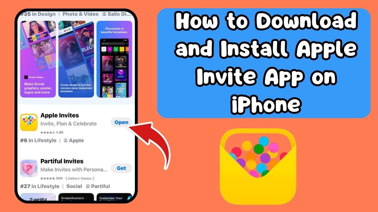 How to Download and Install Apple Invite App on iPhone - YouTube