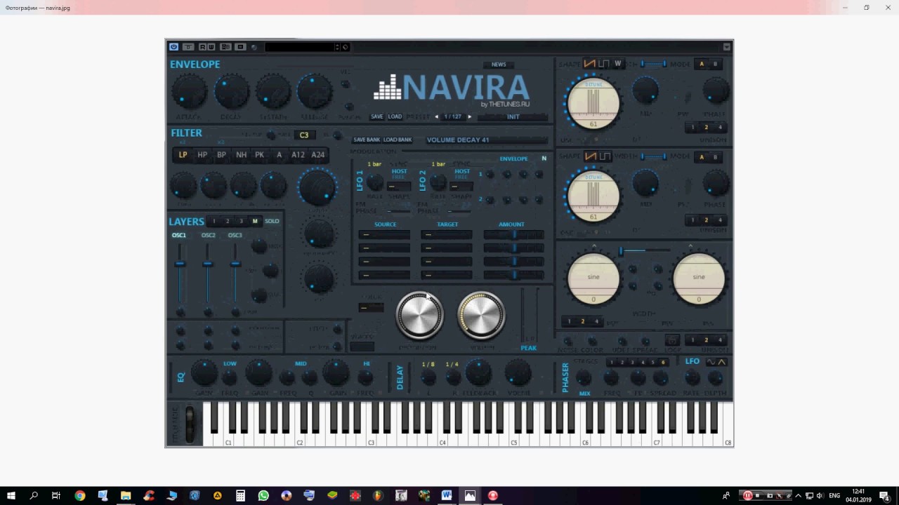 обзор cинтезатора Navira - YouTube