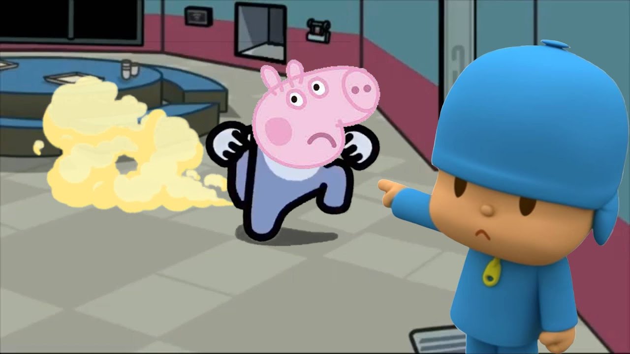 Peppa Pig, PAW Patrol and Pocoyo | Among Us distraction dance animation ...