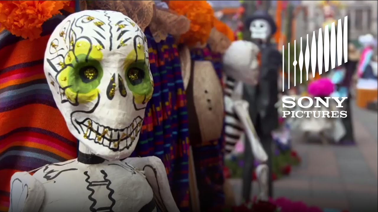 SPECTRE - Day of the Dead on Set (Video Blog #4) - YouTube