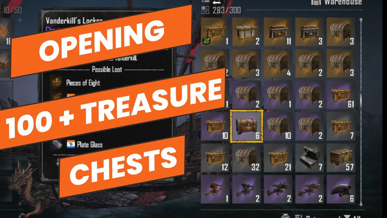 Opening 100+ Treasure Chests - Season 4 - Skull and Bones - YouTube