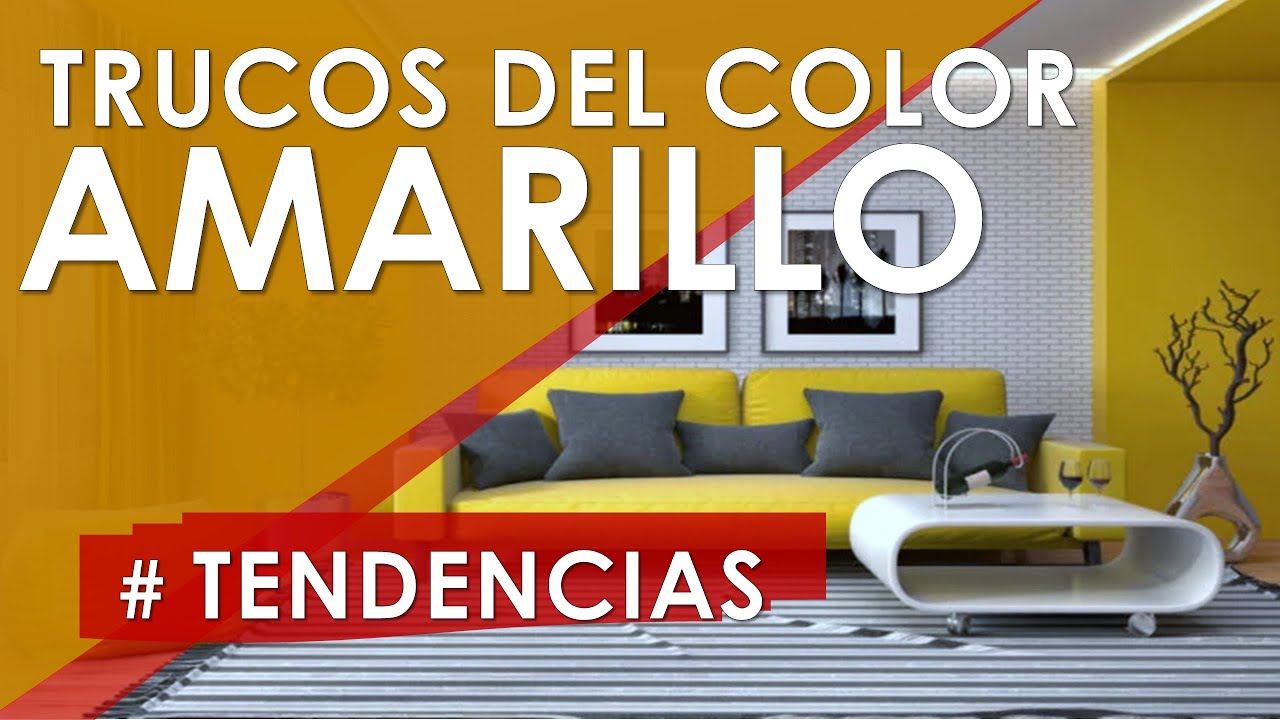 ️TOP 5 IDEAS FANTASTICAS para DECORAR CON EL COLOR AMARILLO tu SALA ...