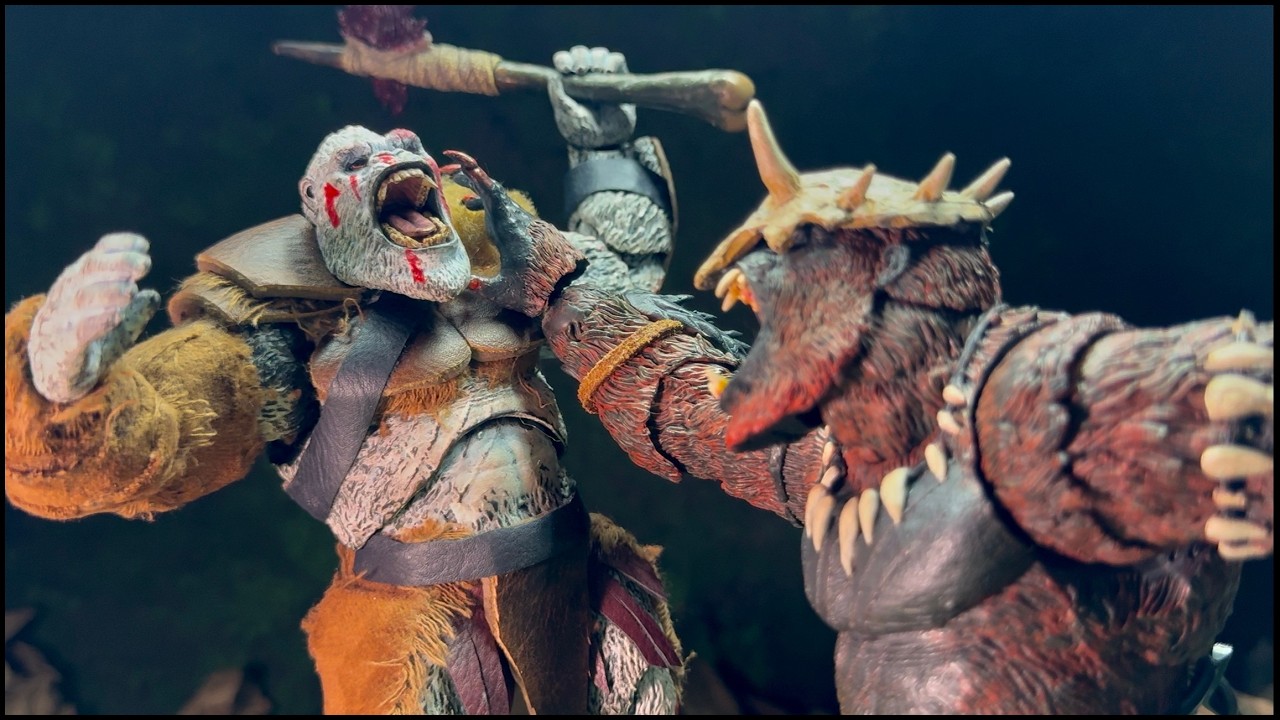 Battle beast vs Ares Kong of war - YouTube